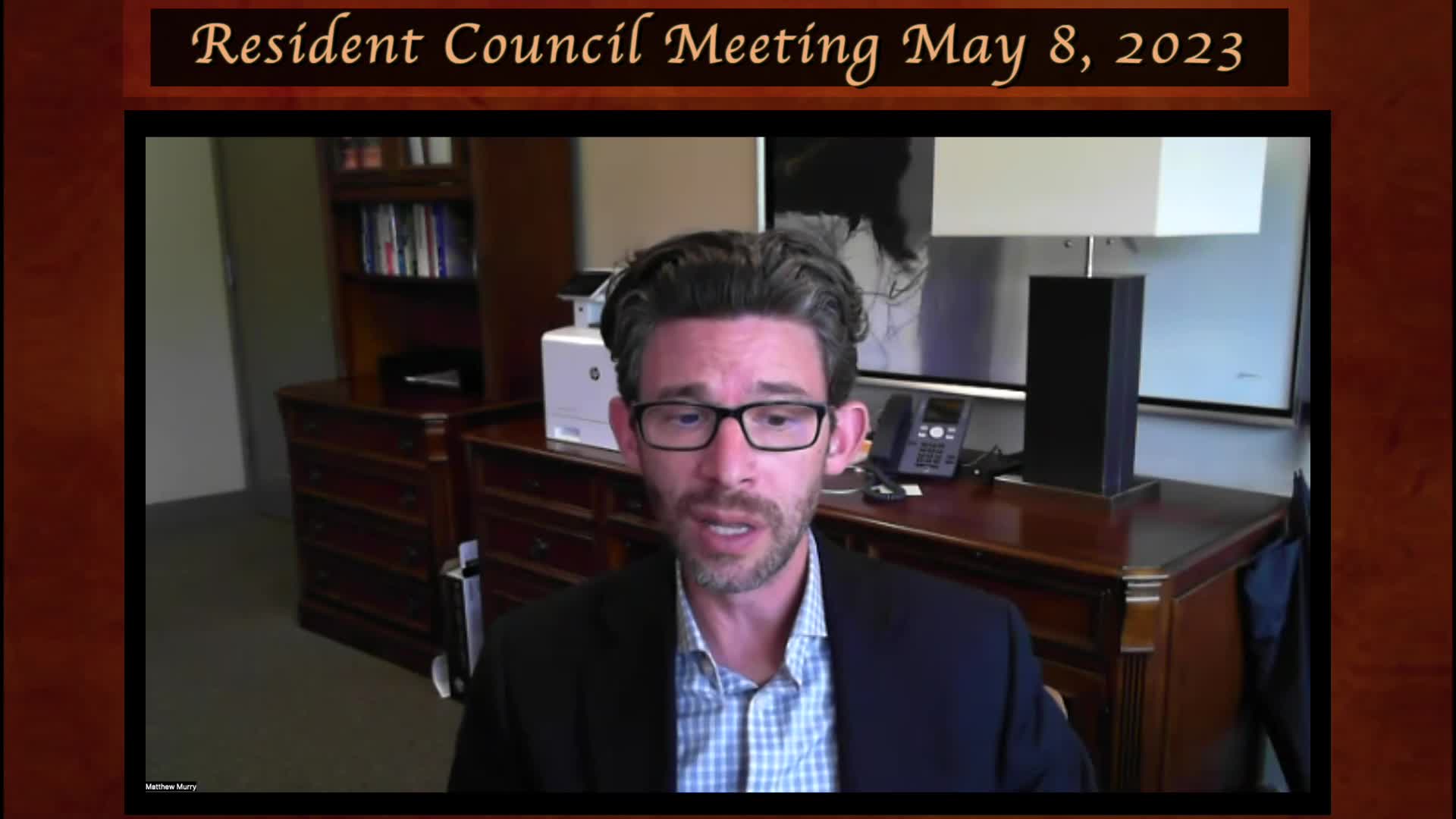 Resident Council Meeting - May 2023