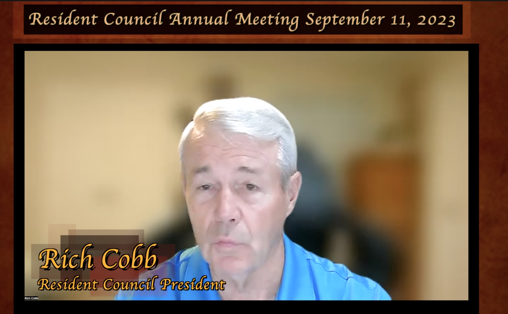 Resident Council for September 2023